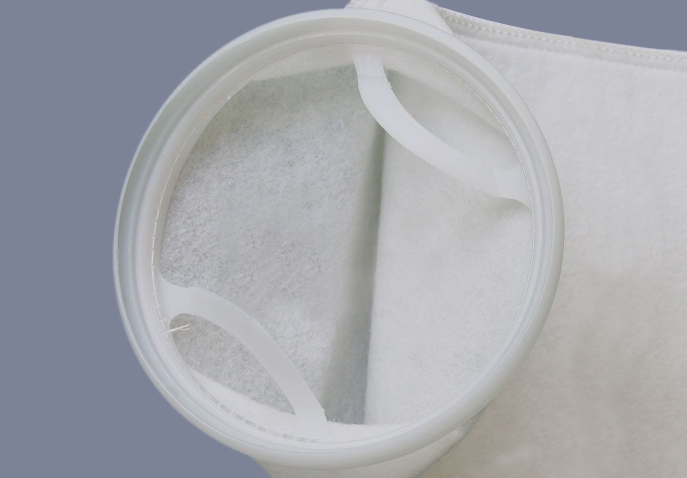 Needle felt Plastic Ring Liquid Filter Bag | Professional Mesh ...