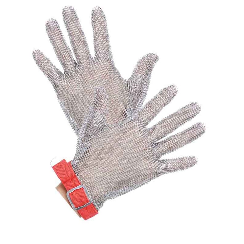 MK5101-Five Finger Wrist Ring Mesh Glove With Textie Strap ...