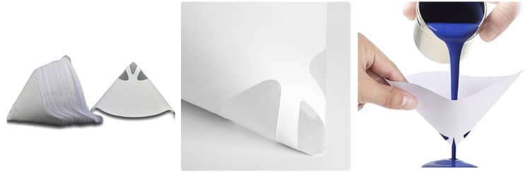 190 Micron Paint Filter Paper Cone Strainer Funnel Nylon Cone Filter ...