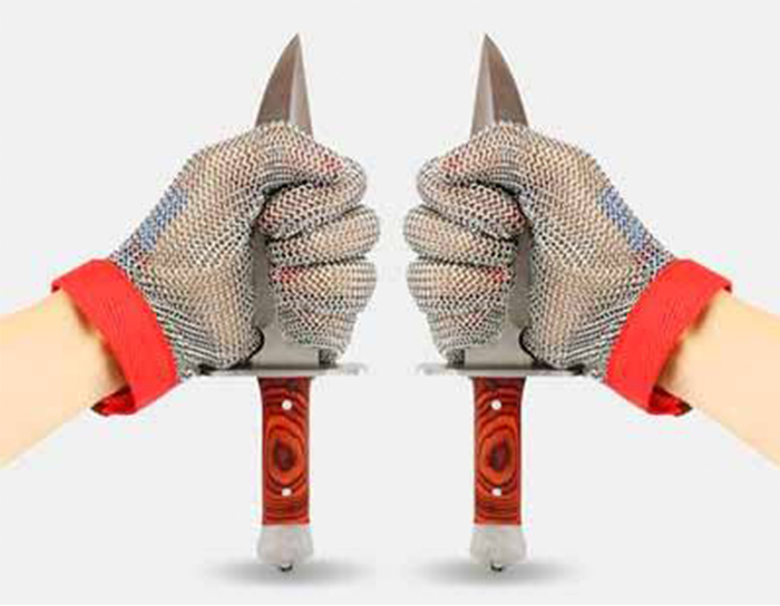 Five Finger Wrist Ring Mesh Glove With Textie Strap | Professional Mesh ...