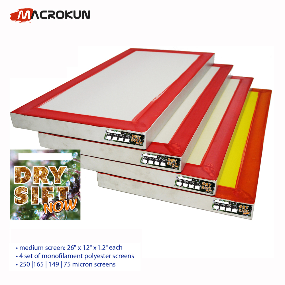 Sift Buddy Screens 3 White 1 Yellow Dry Sift Screen Set 20 X 24 ...
